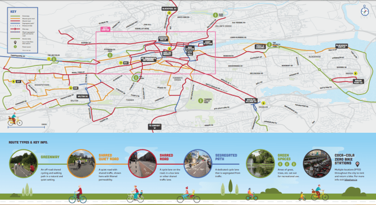 Cork Cycle Map | transportandmobilityforum